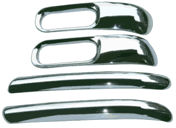 4-Piece Molded Chrome Plated Bumper Trim Kit » Cruiser Motorsports